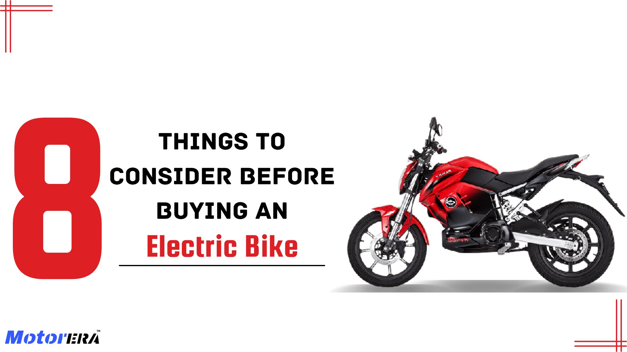 8 Things to Consider Before Buying an Electric Bike - MotorEra.in